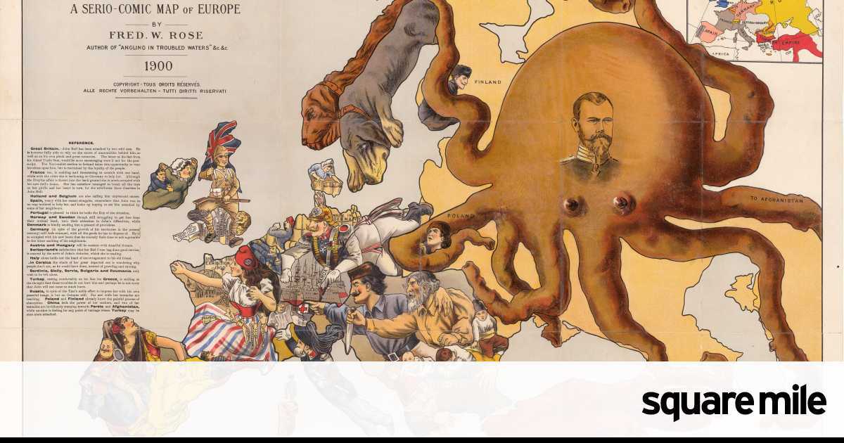 Extraordinary illustrated war maps tell the story of 20th-century ...