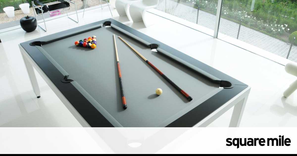 A dining table that becomes a pool table? Yes please... | Square Mile