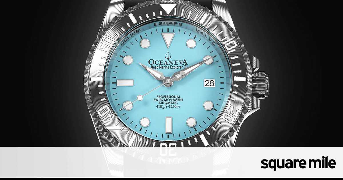 Discover the Oceaneva Deep Marine Explorer II in Damascus Steel ...