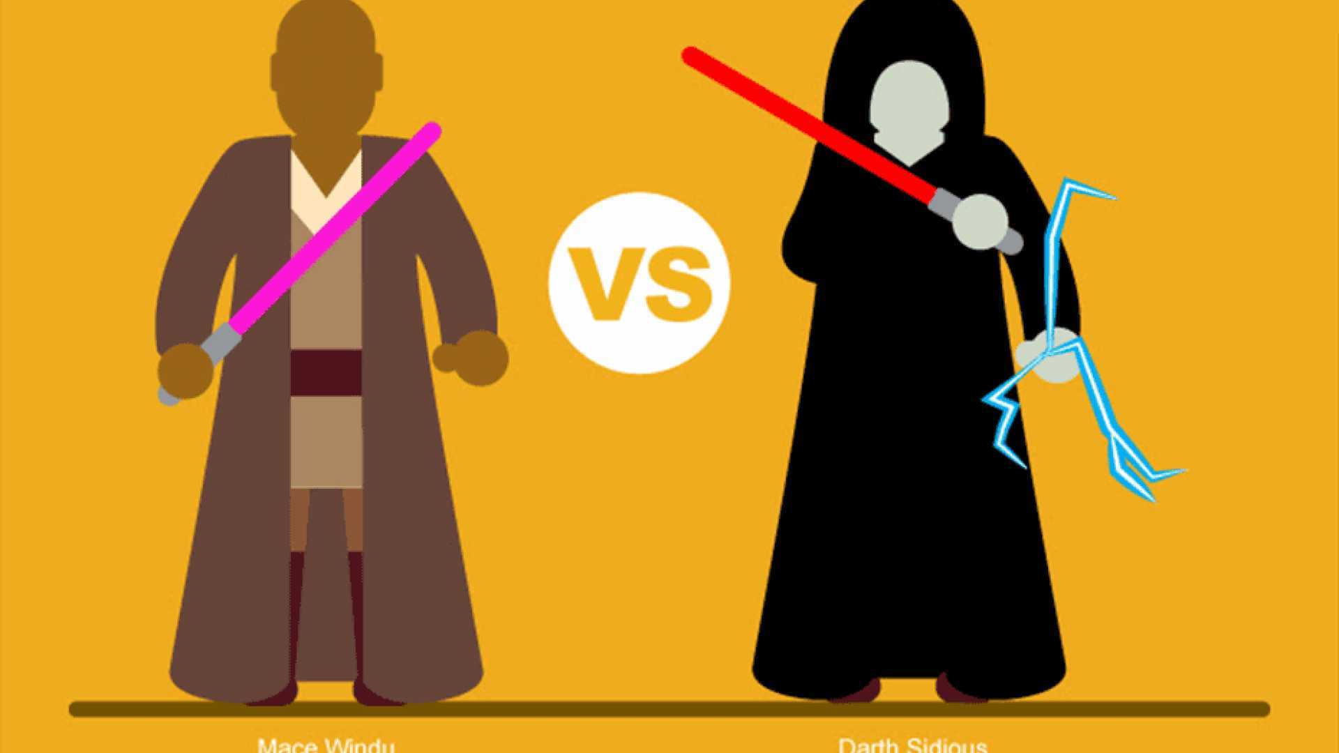 Infographic: The 10 best Star Wars fight scenes | Square Mile