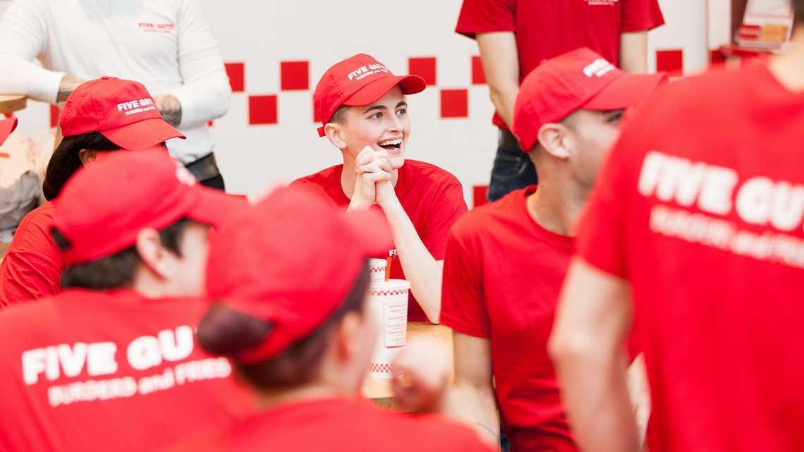 Five Guys 100th store opening in St Paul's | Square Mile